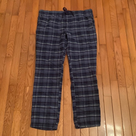 Jockey | Pants | Jockey Flannel Pj Pants Blue Plaid | Poshmark